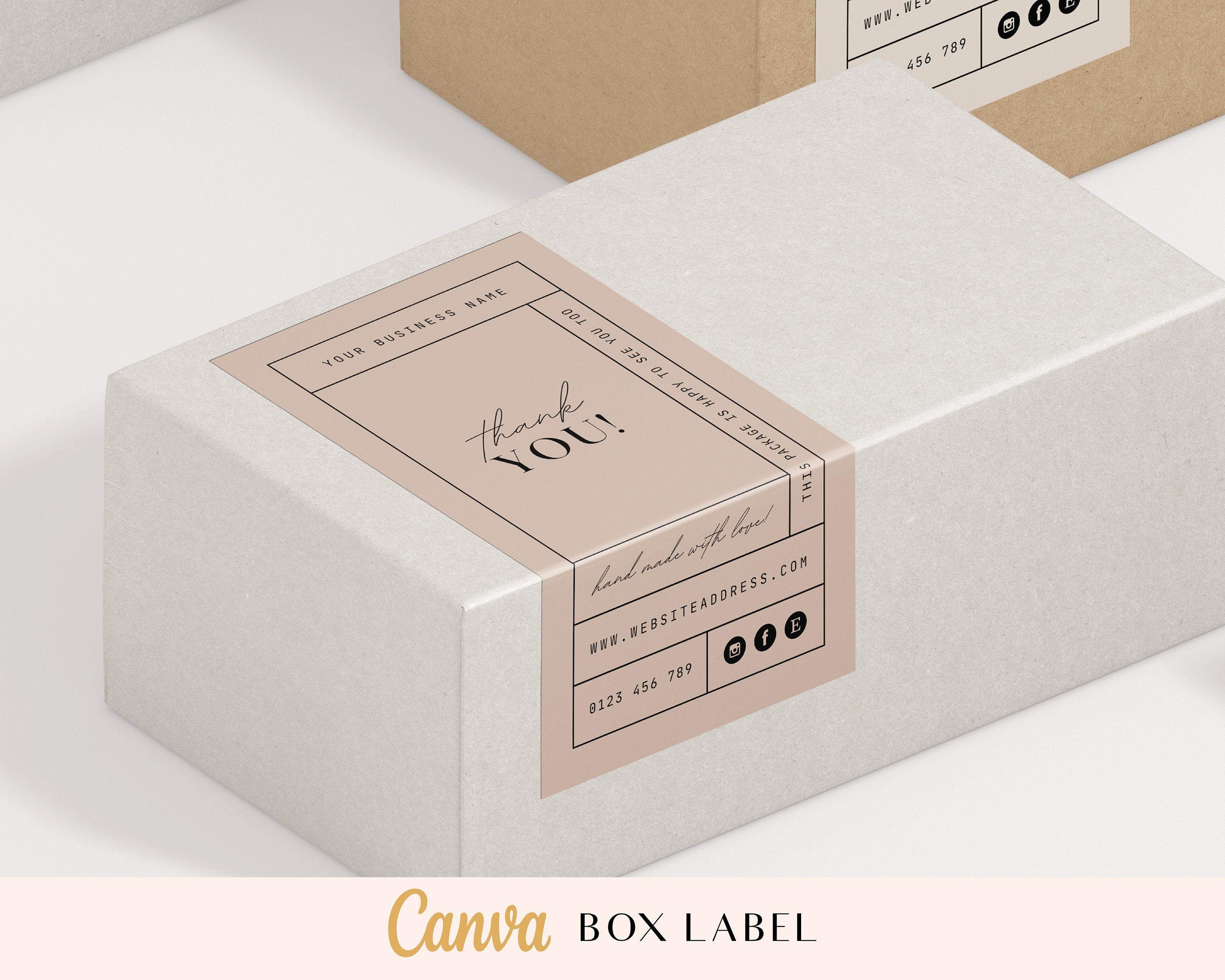 Simple Food Label Design