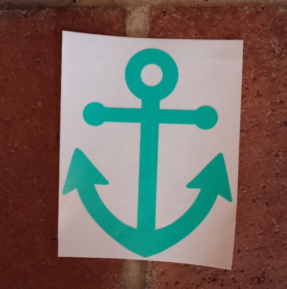 Items similar to Anchor vinyl decal for anything! 24 colors to choose ...