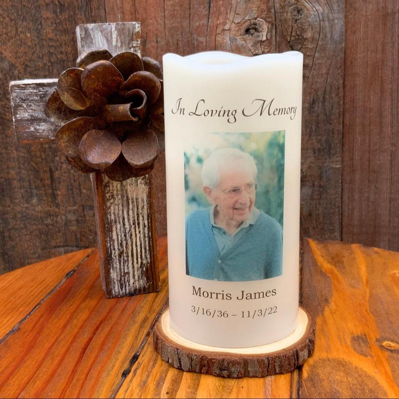 Memorial Candle - Etsy