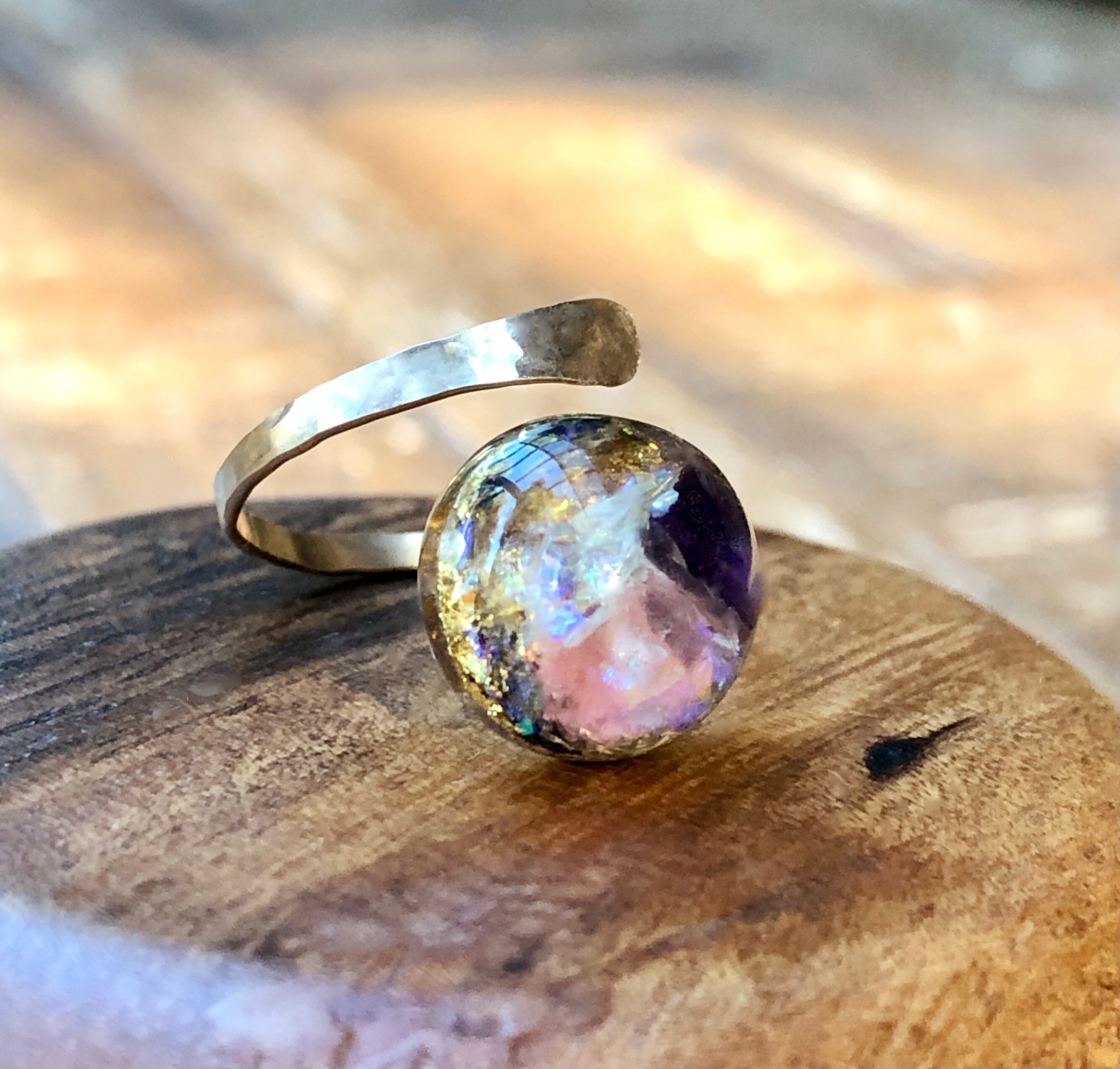 Artisan Orgone Ring divinetrine 14K Gold Filled Size 6-8 - Etsy