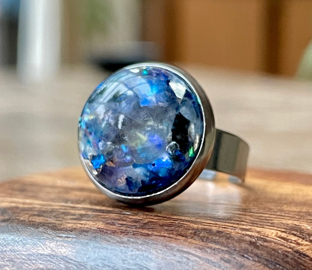 Orgonite Ring cosmiccode Orgone Glow Inthe Dark Jewelry With - Etsy