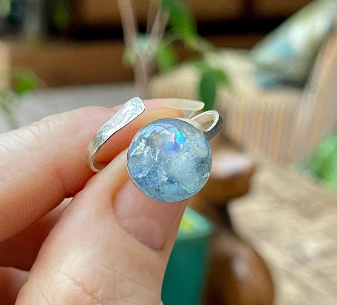 Artisan Orgone Ring *angelicattunement* Glow in the Dark Jewelry- Angel ...