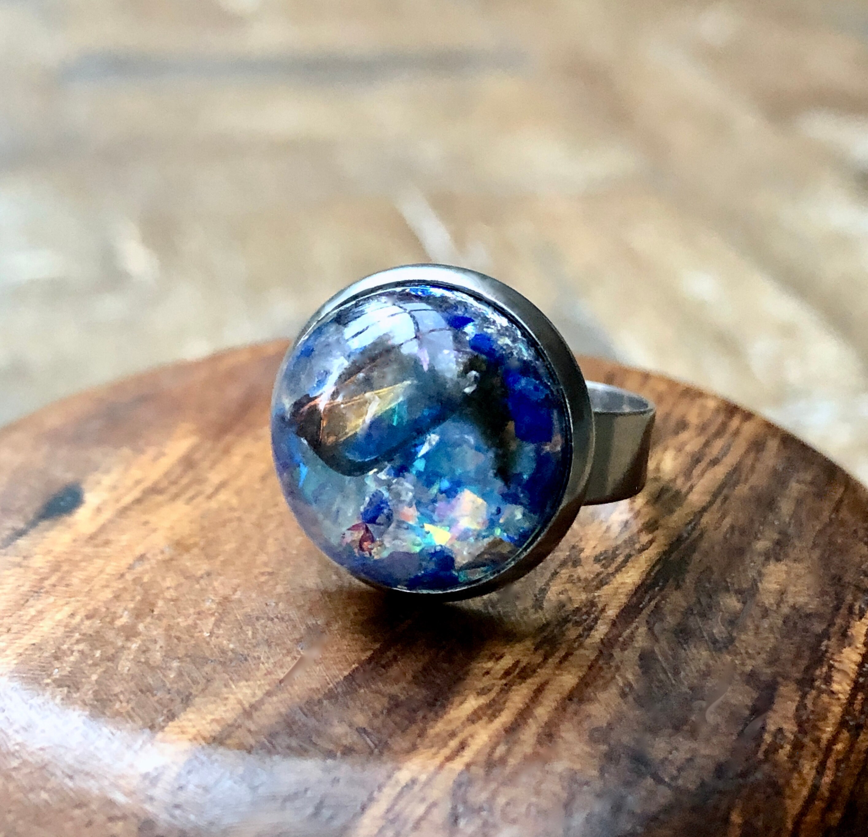 Orgonite Ring cosmiccode Orgone Glow Inthe Dark Jewelry With - Etsy