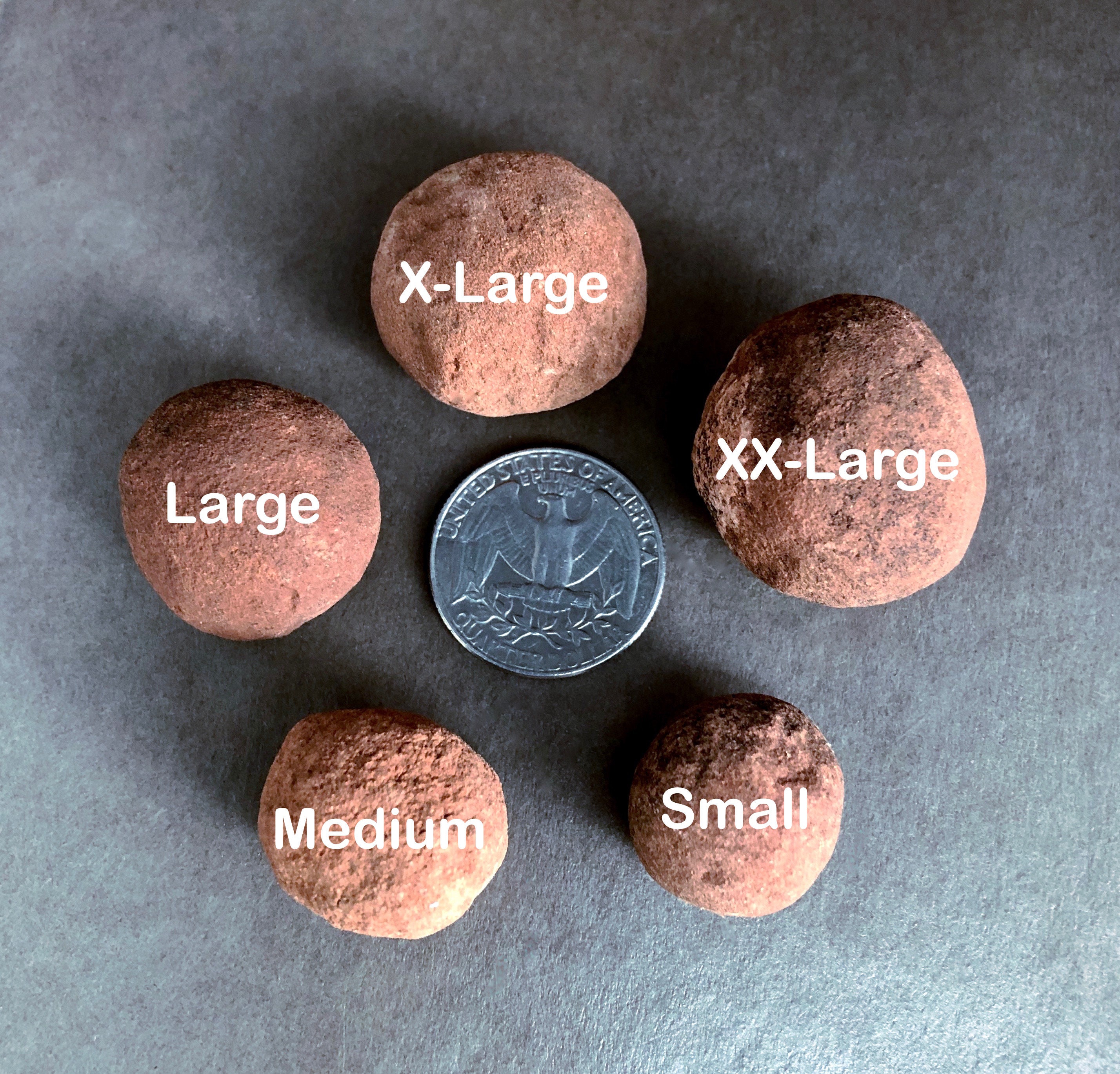 Sedona Vortex Stone, Irregular Sedona Marble, Sedonalite, Moqui Ball ...