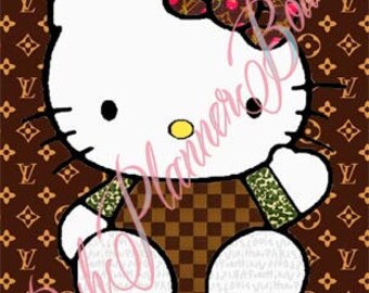 Louis vuitton kitty | Etsy
