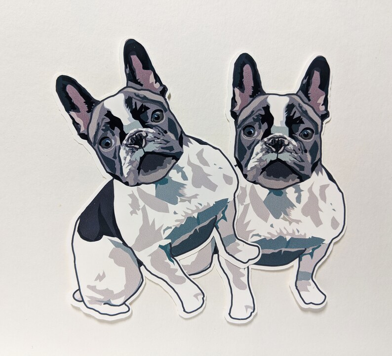 French Bulldog Stickers Frenchie Dog Vinyl Matte Finish - Etsy