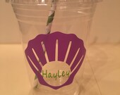 Sea Shell Party Cups Mermaid Party Cups Sea Shell Cups Sea - Etsy