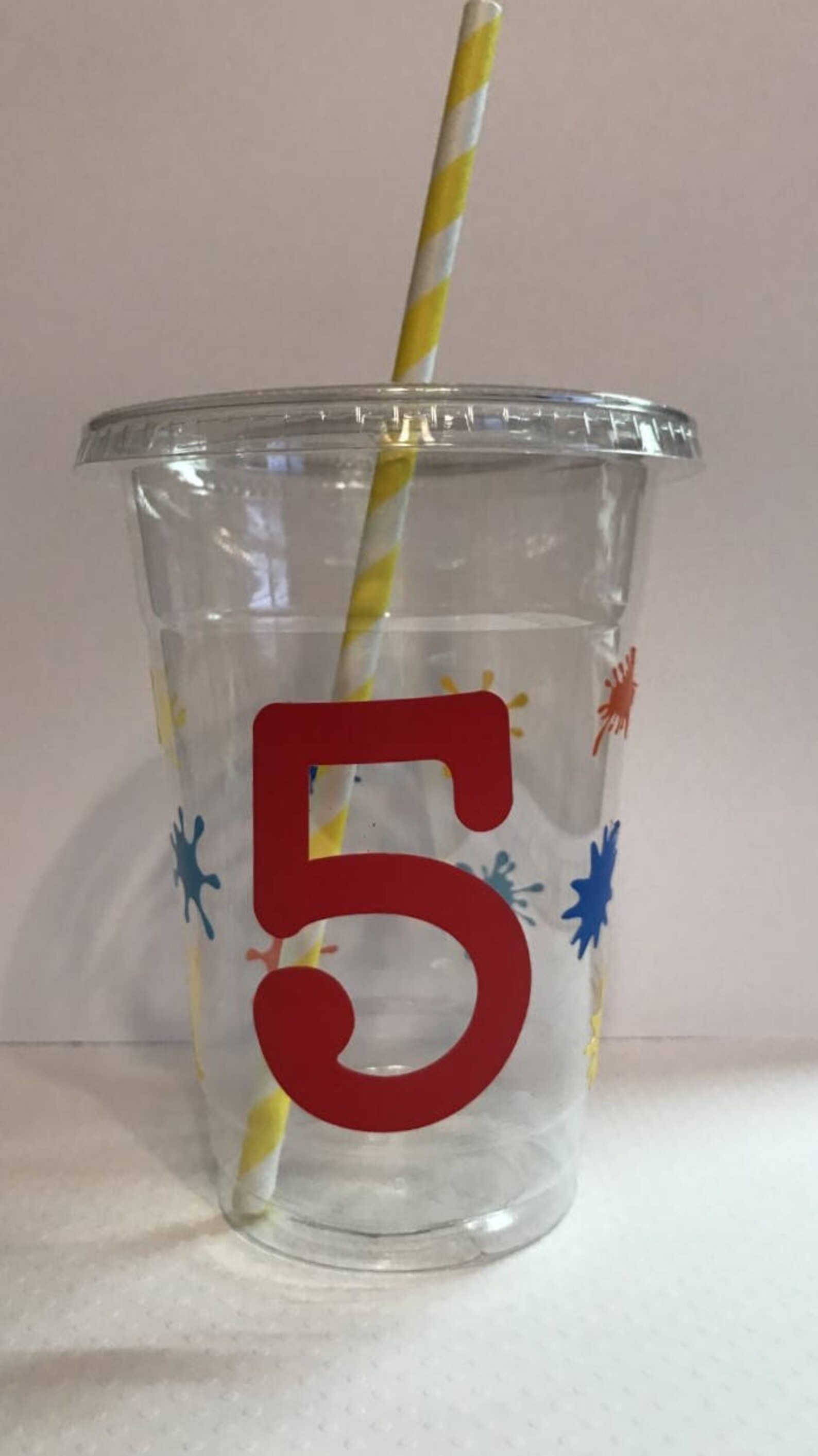 Paint Splatter Party Cups Art Party Cups Painting Cups - Etsy
