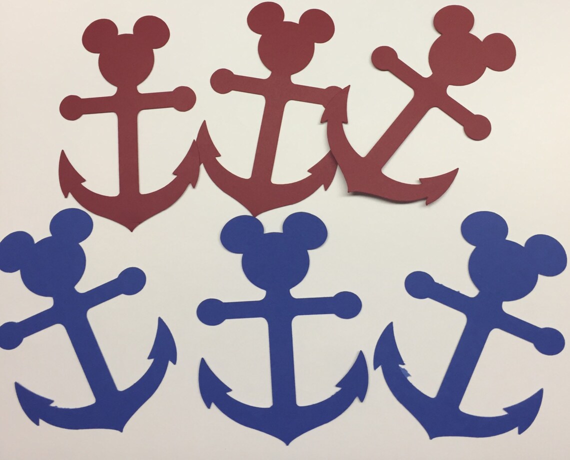 Mickey Mouse Anchor - Etsy