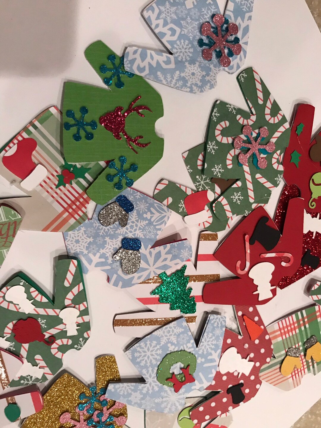Ugly Sweater Die Cuts, Christmas Die Cuts, Christmas Confetti, Ugly ...