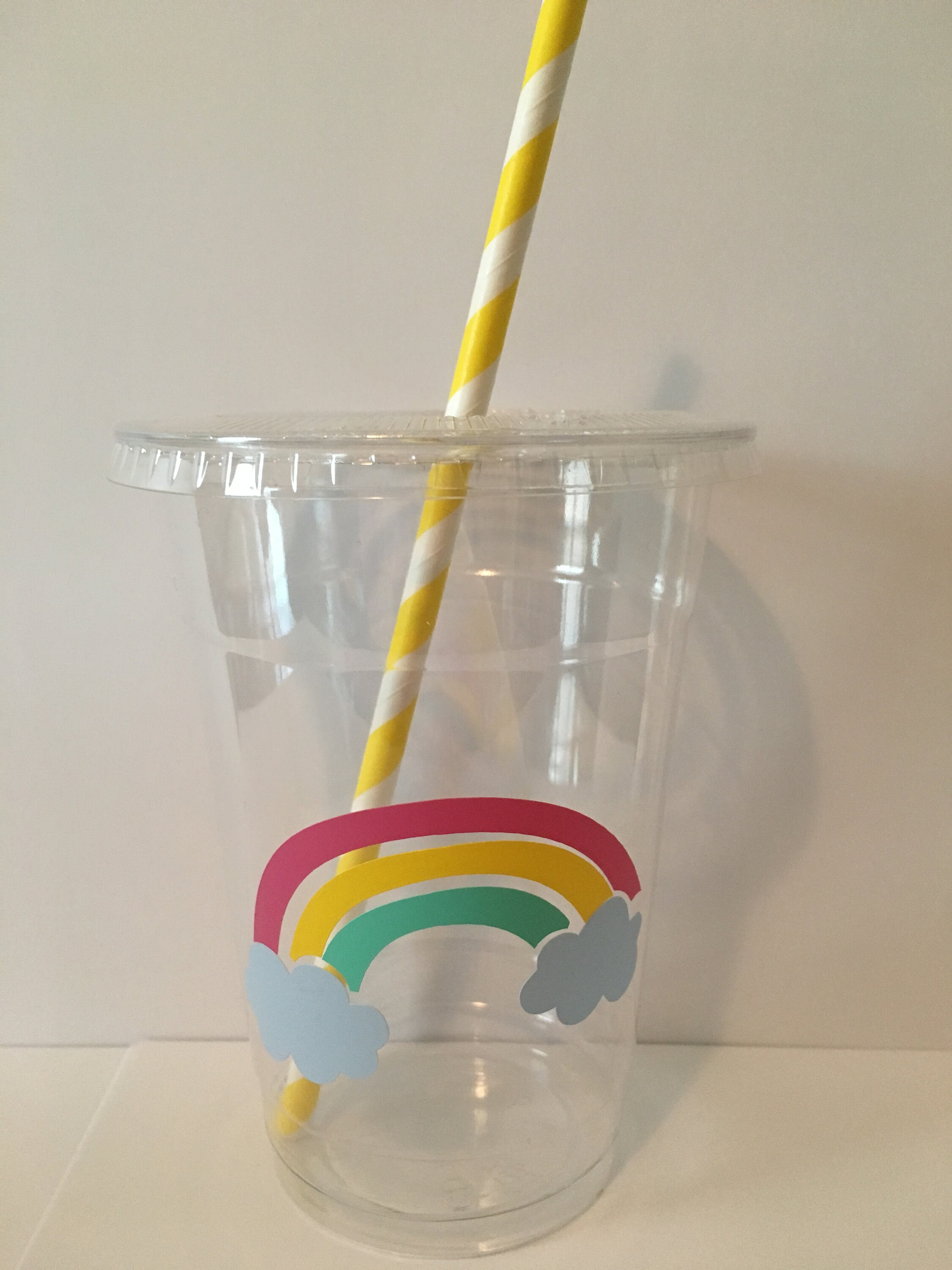 Rainbow Cloud Sun Party Cups Rainbow Baby Shower Party Cups - Etsy