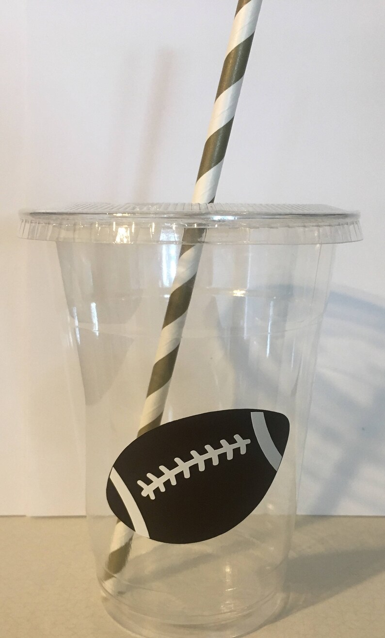 Football Party Cups Foot Ball Themed Cups Football Cups - Etsy