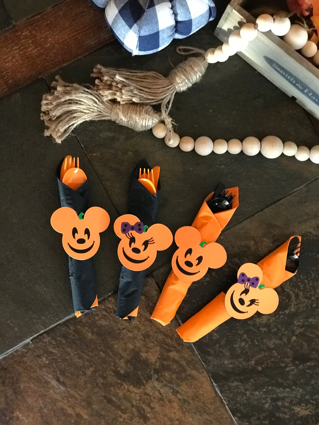 Halloween Cutlery, Halloween Tableware, Halloween Party, Mickey ...