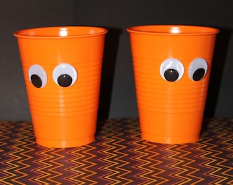 Jack O Lantern Themed Party Cups Halloween Cups - Etsy