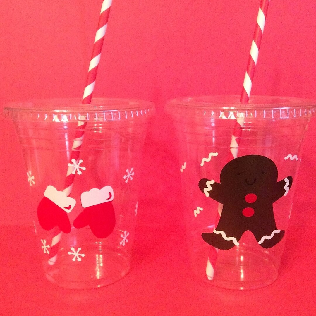 Christmas Party Cups, Gingerbread Man Party Cups, Mitten Party Cups ...