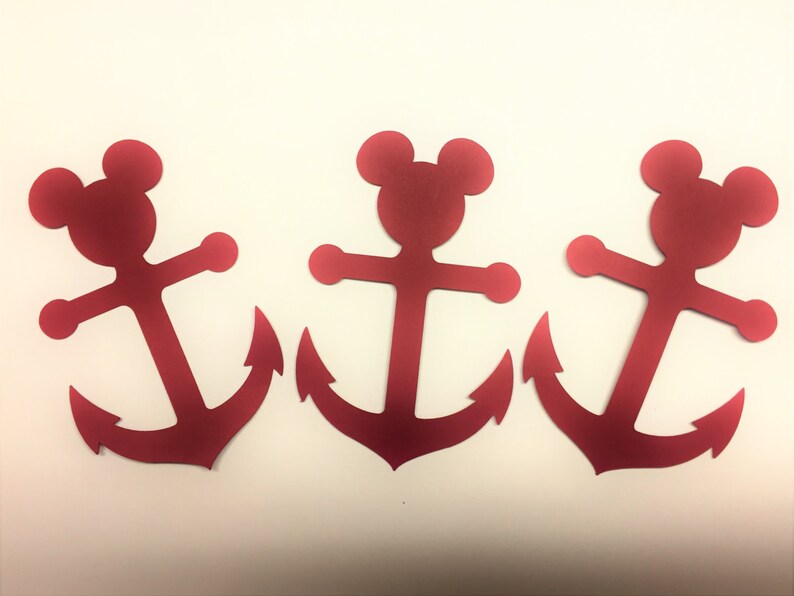 Mickey Mouse Anchor - Etsy