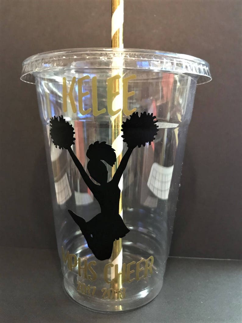 Cheerleading Party Cups Cheerleading Party Supplies Cheer - Etsy