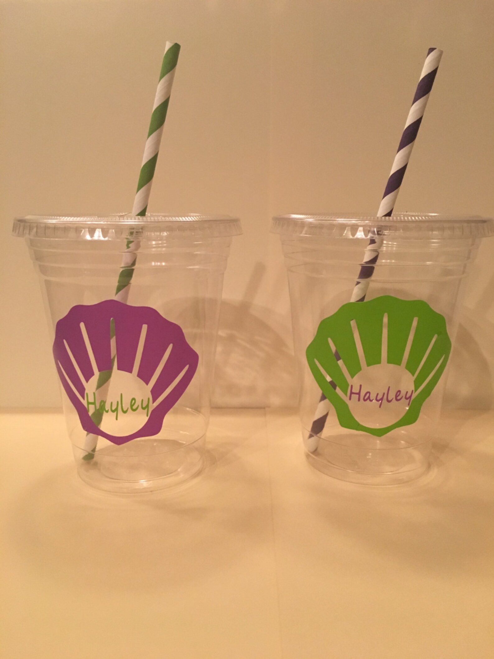 Sea Shell Party Cups Mermaid Party Cups Sea Shell Cups Sea | Etsy