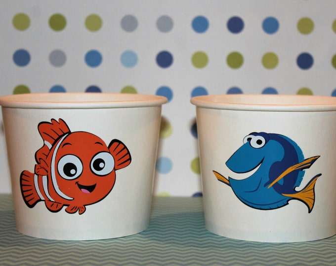 Finding Nemo Party Cups Dory Cups Birthday Party Cups Under - Etsy