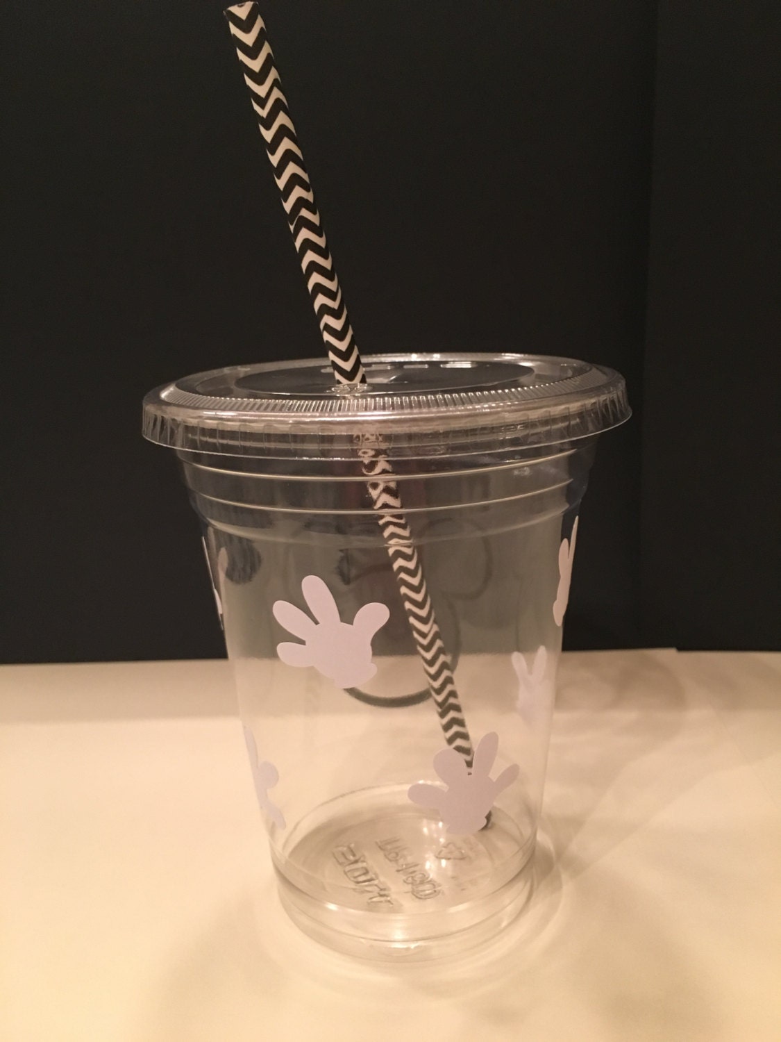 Mickey Mouse Cups Mickey Mouse Party Cups Mickey Mouse Glove - Etsy