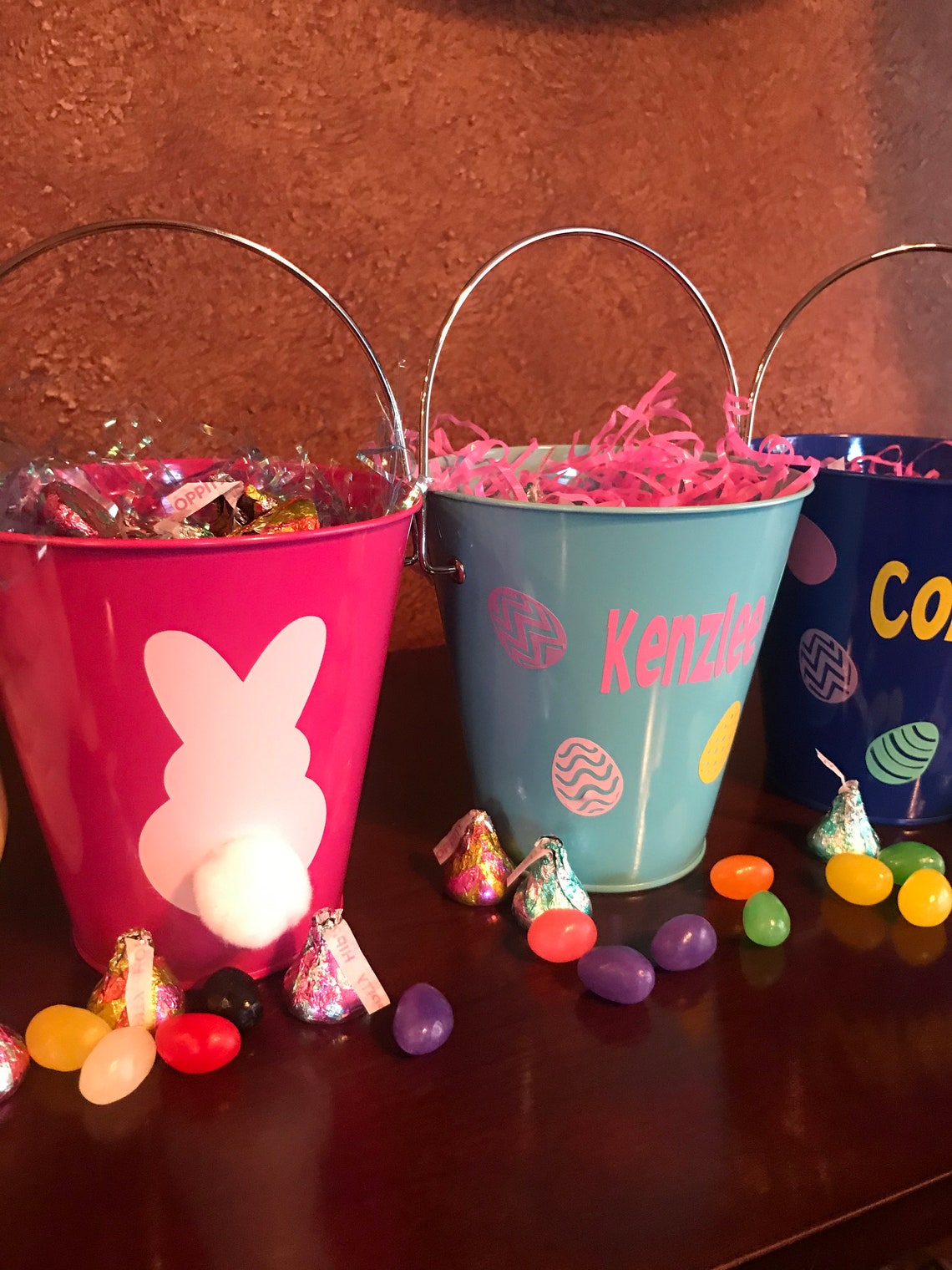 Easter Baskets Easter Buckets Easter Mini Buckets Easter | Etsy