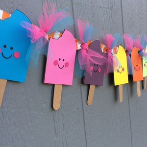 Popsicle Banner, Popsicle Party, Summer Party Banner, Pool Party Banner ...