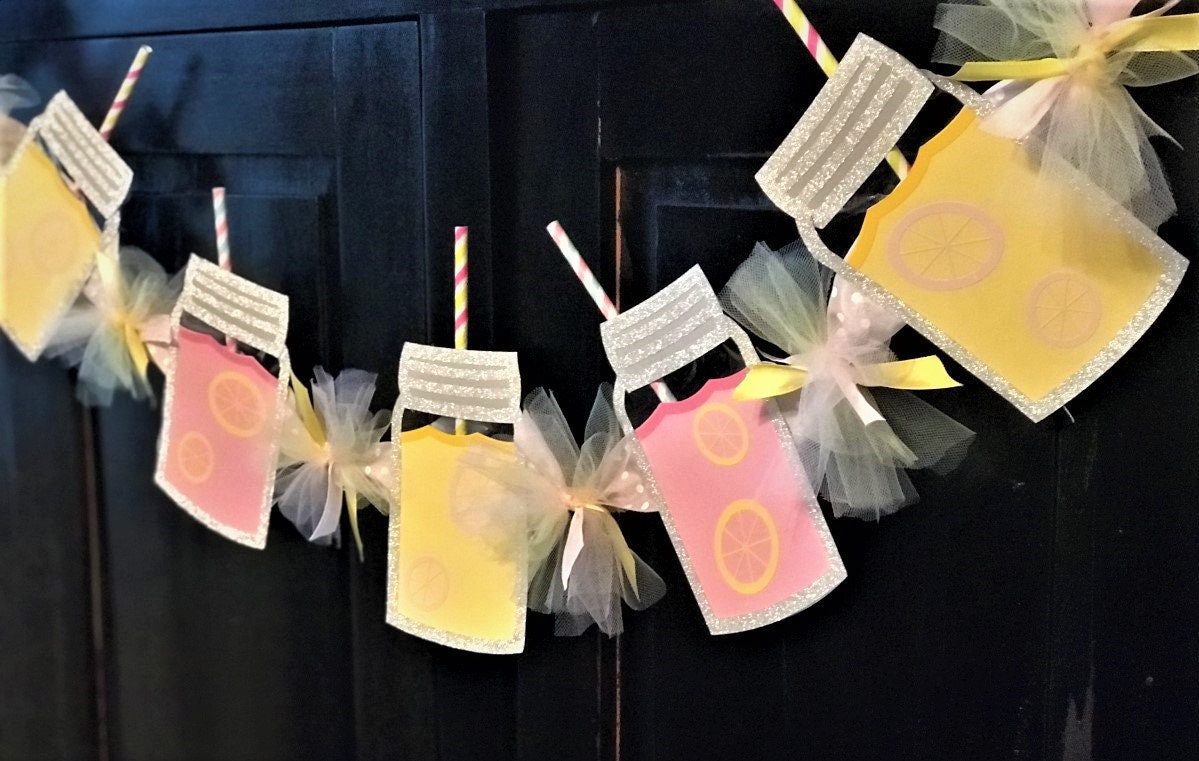 Lemonade Banner Lemonade Birthday Banner Lemonade Baby - Etsy
