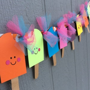 Popsicle Banner, Popsicle Party, Summer Party Banner, Pool Party Banner ...