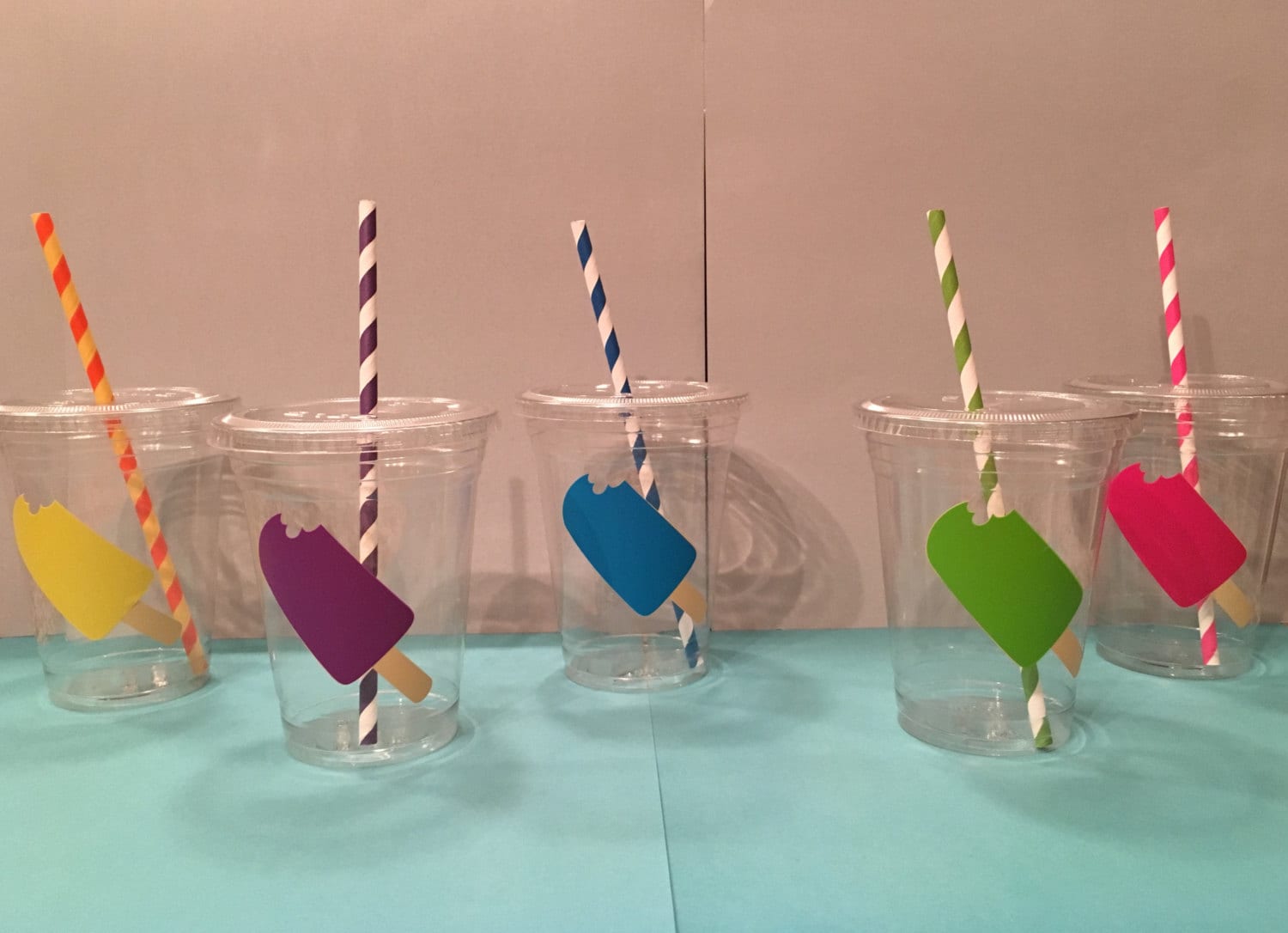 Popsicles Party Cups Popsicle Birthday Party Cups Summer | Etsy
