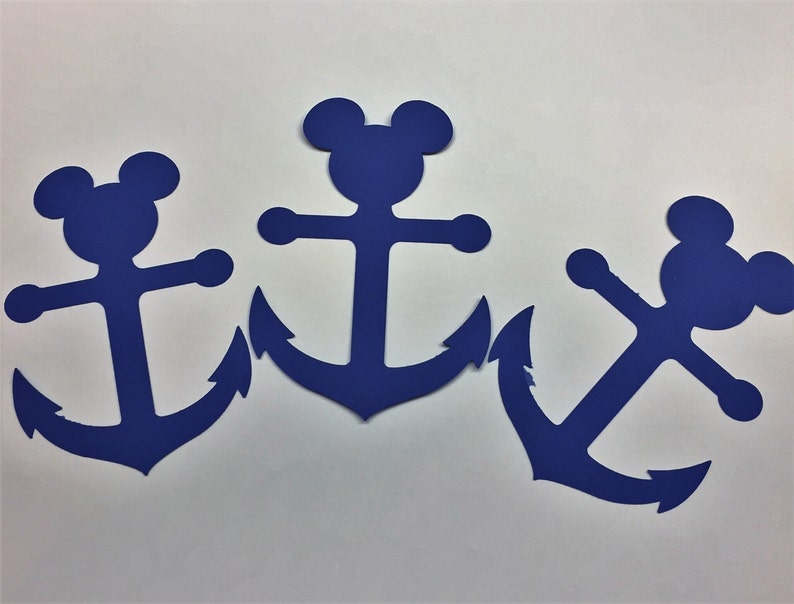 Mickey Mouse Anchor - Etsy