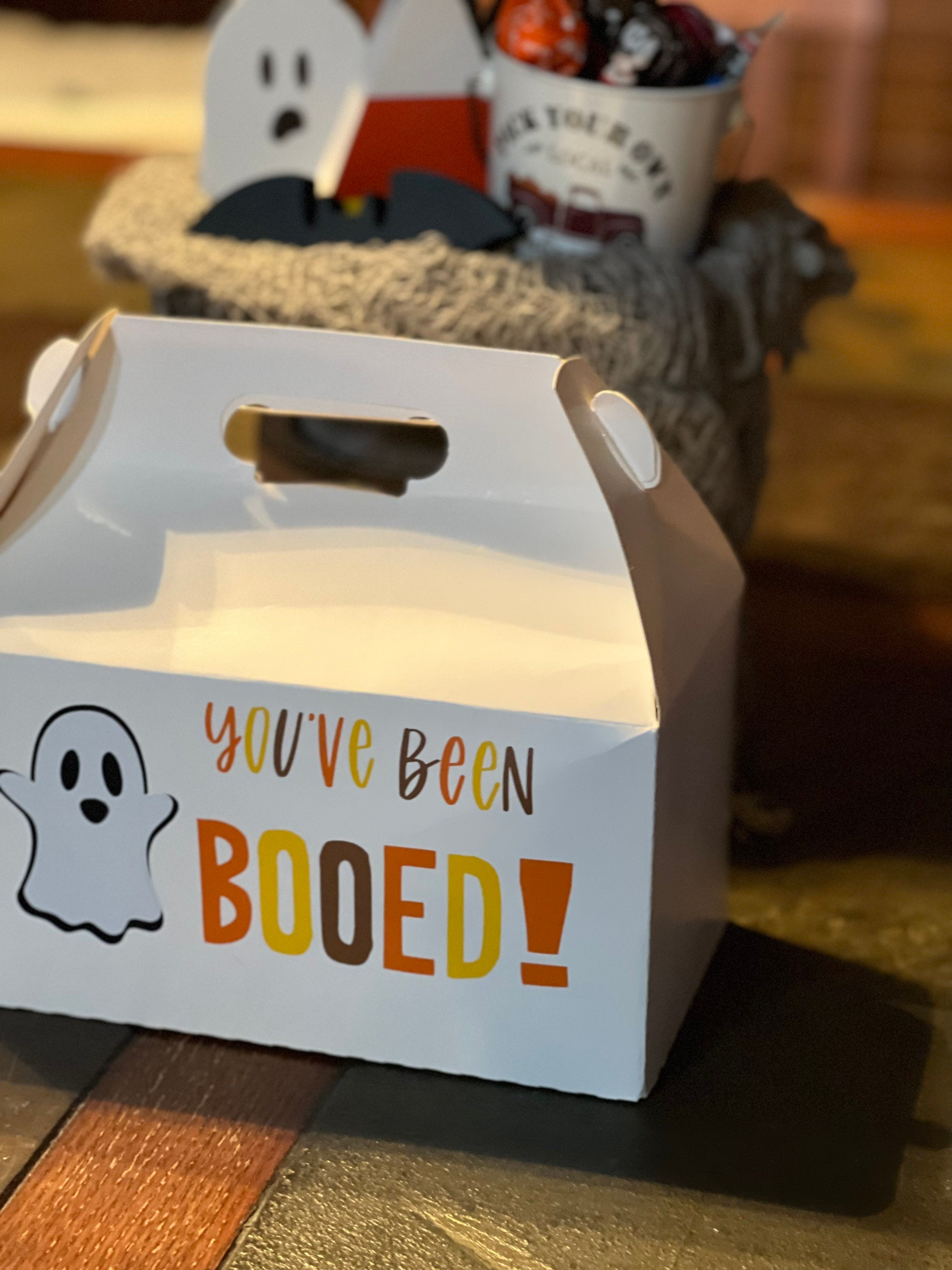 You Have Been BOOED Box Halloween Container Party Flavors - Etsy