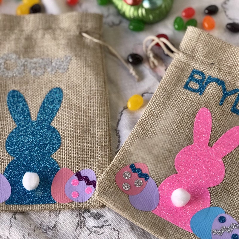 Cute Bunny Easter Treat Bags - Etsy