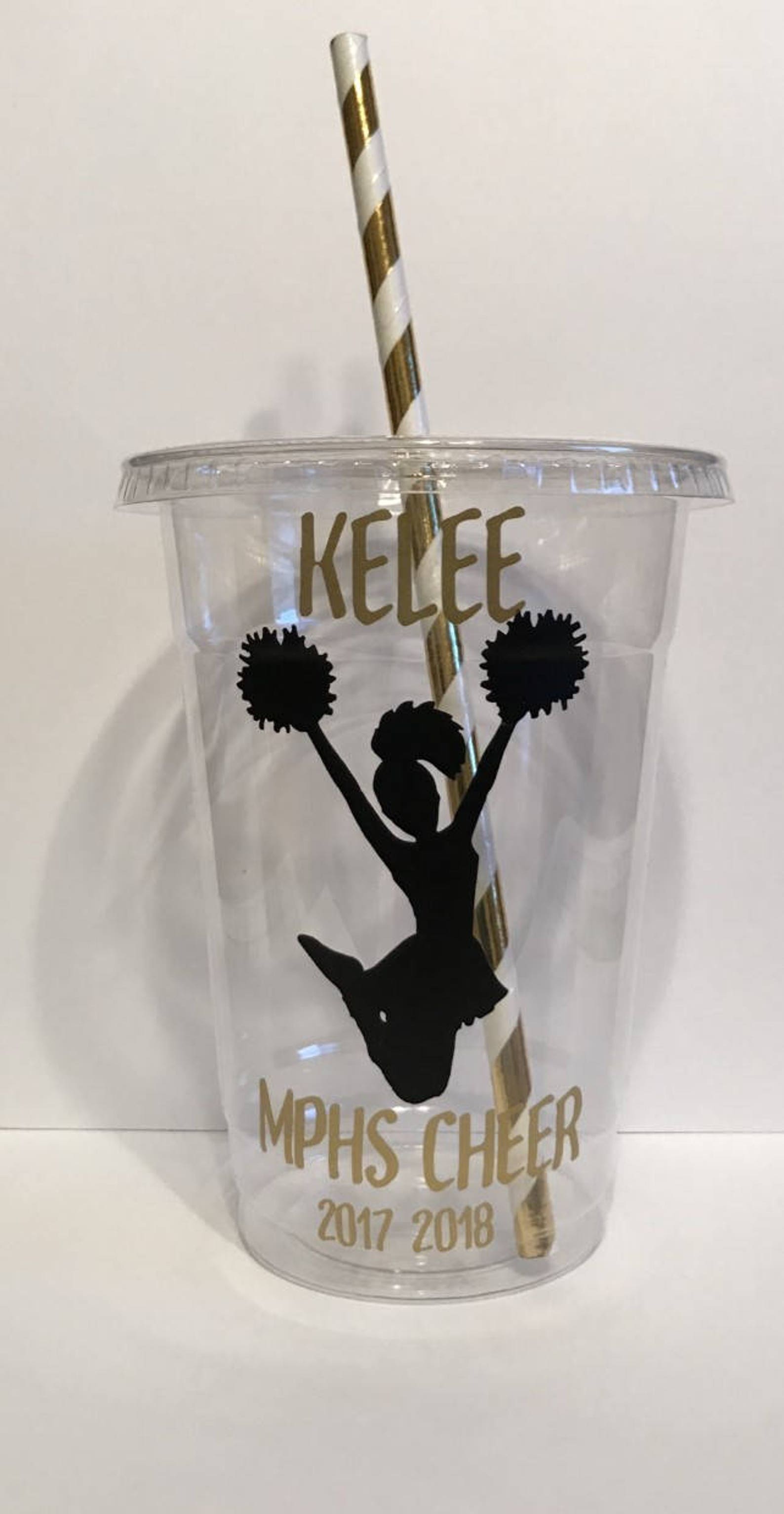Cheerleading Party Cups Cheerleading Party Supplies Cheer - Etsy
