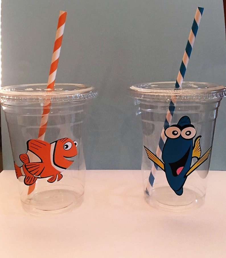 Finding Nemo Party Cups, Dory Cups, Birthday Party Cups, Under the Sea ...