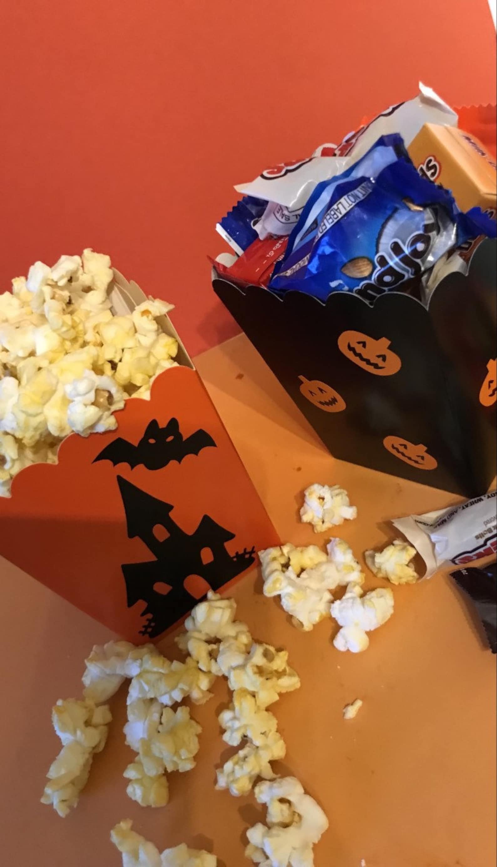 Halloween Popcorn Boxes, Halloween Party, Popcorn Boxes, Halloween ...