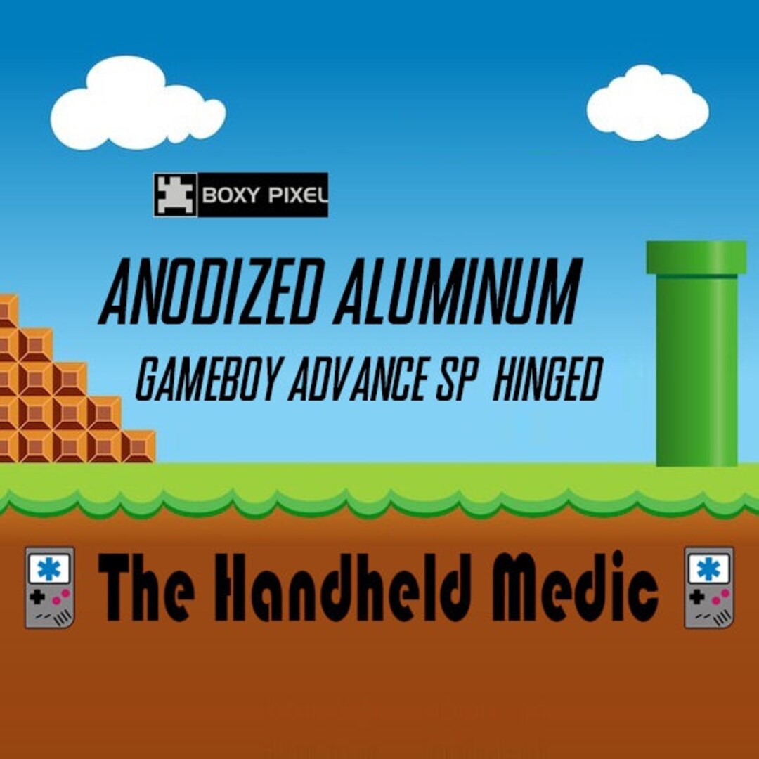 Custom Made Boxy Pixel Nintendo Gameboy Advance SP Hinged - Etsy