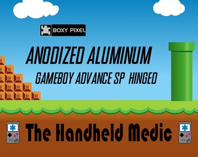 Custom Made Boxy Pixel Nintendo Gameboy Advance SP - Hinged - Etsy