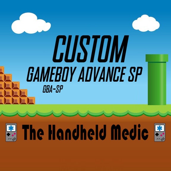 Custom Made Nintendo Gameboy Advance SP | Etsy