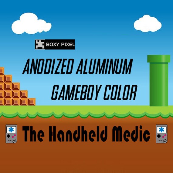 Custom Made Boxy Pixel Nintendo Gameboy Color | Etsy