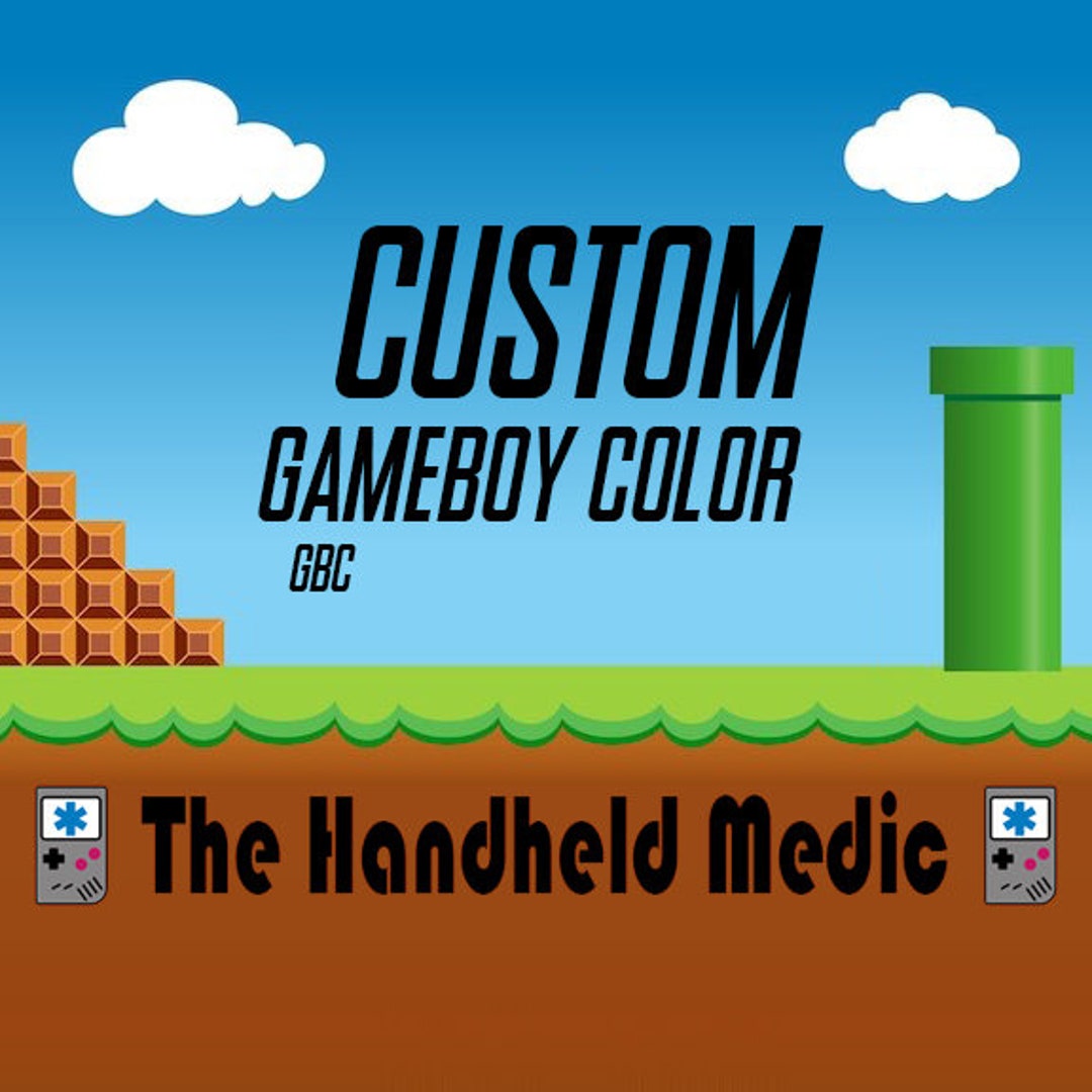 Custom Made Nintendo Gameboy Color GBC - Etsy