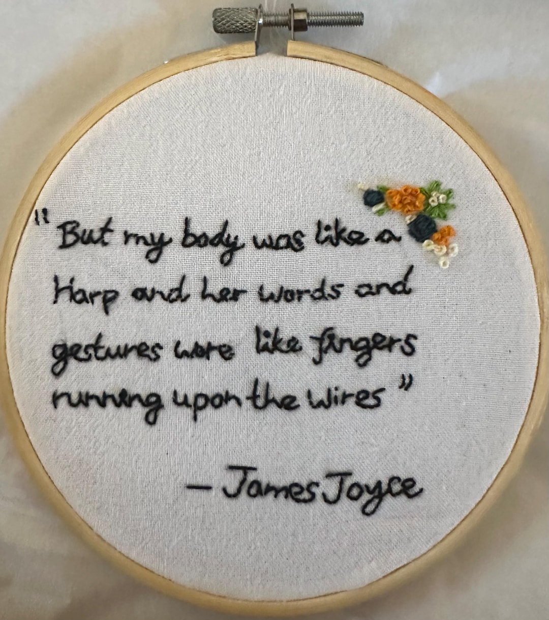 Custom Quote Embroidery - Etsy