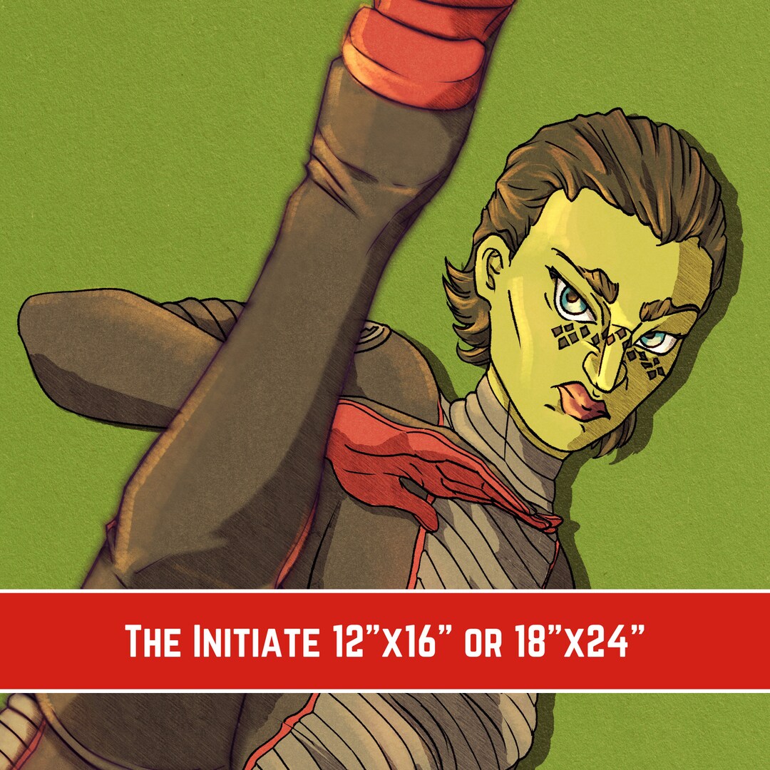 The Initiate Tales Poster 12"x16" 18"x24" Fine Art Prints From Clone ...