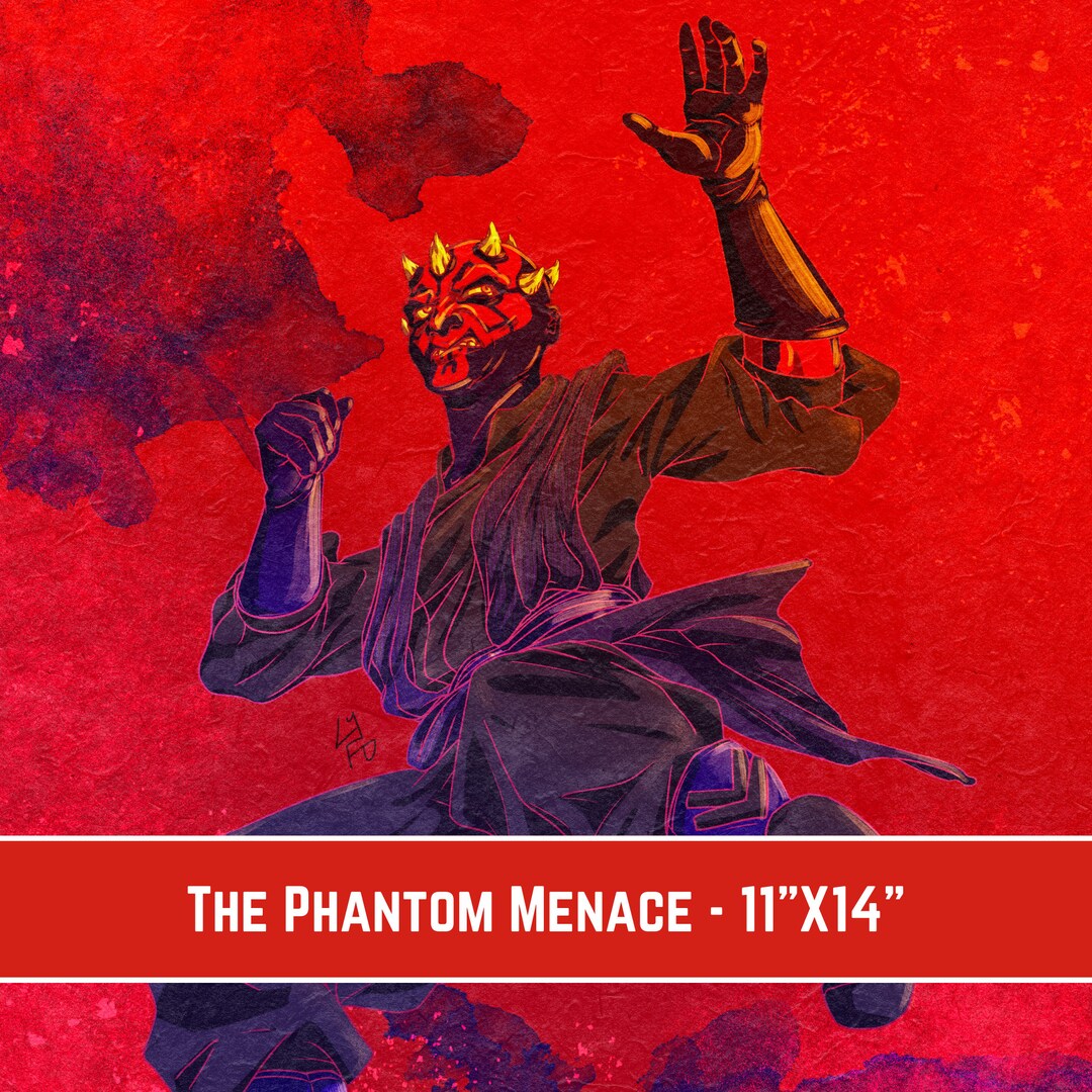 The Phantom, the Menace, Maul Poster 11"x14" Fine Art Prints - Clone ...