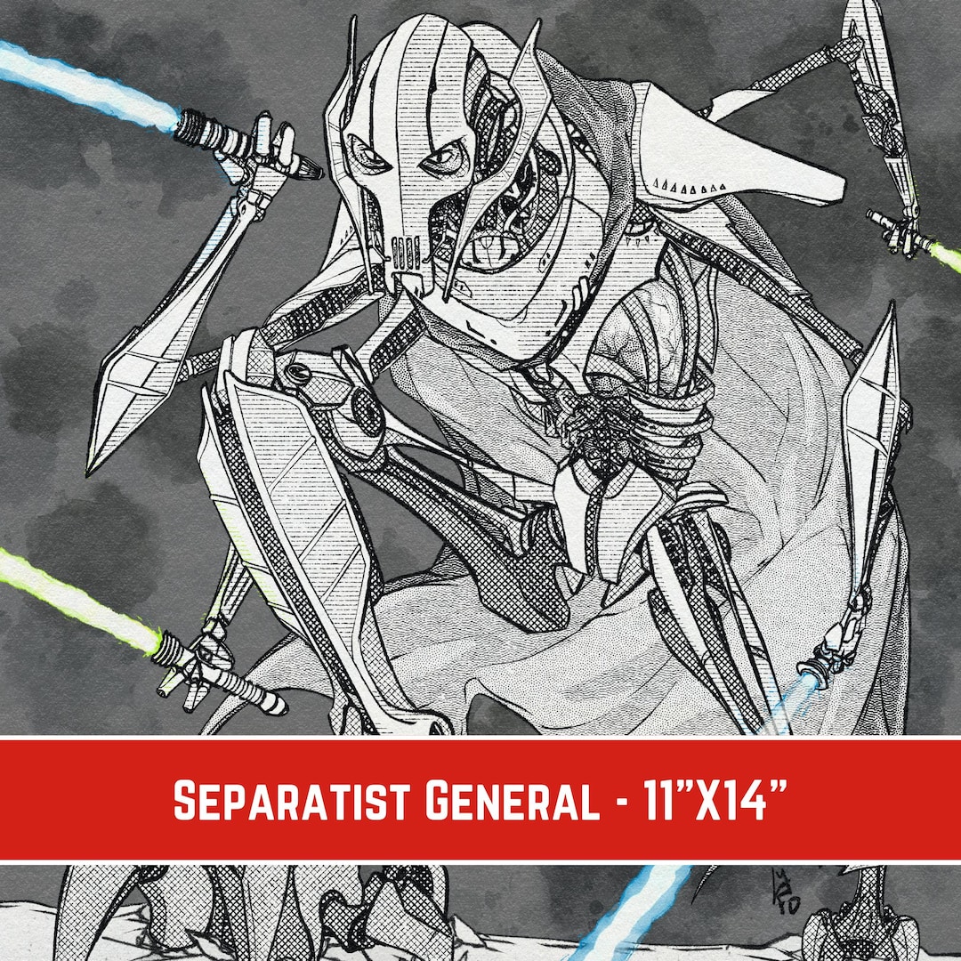 Separatist General Grievous Poster 11x14 Fine Art Prints - Clone Wars ...