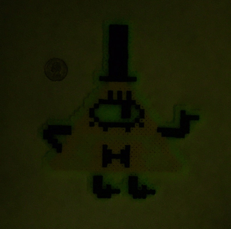 Gravity Falls Bill Cipher Perler Bead Cross Stitch Pattern (Instant ...