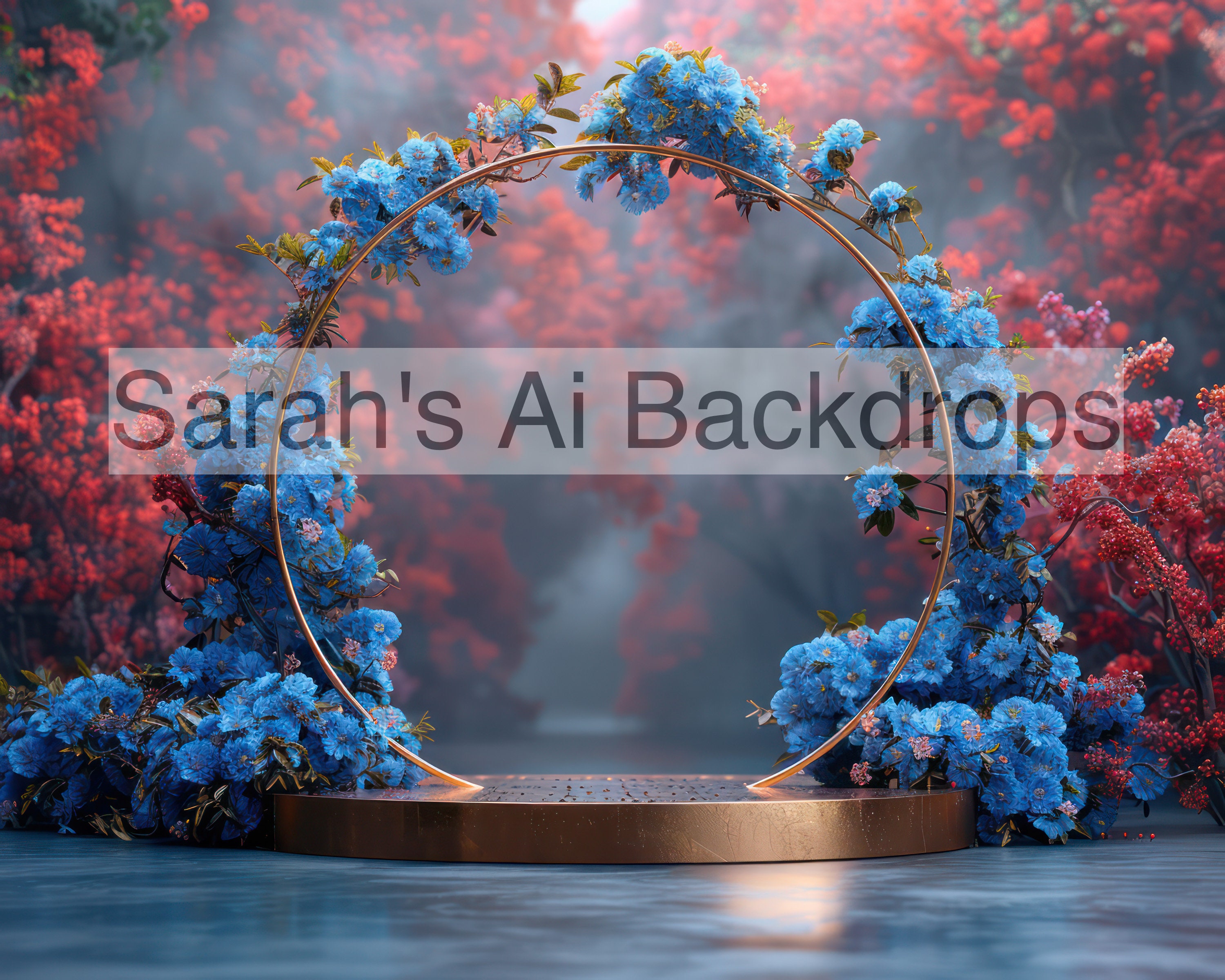 NINE Chinese-style Pedestal Digital Backdrops, Maternity Backdrops ...