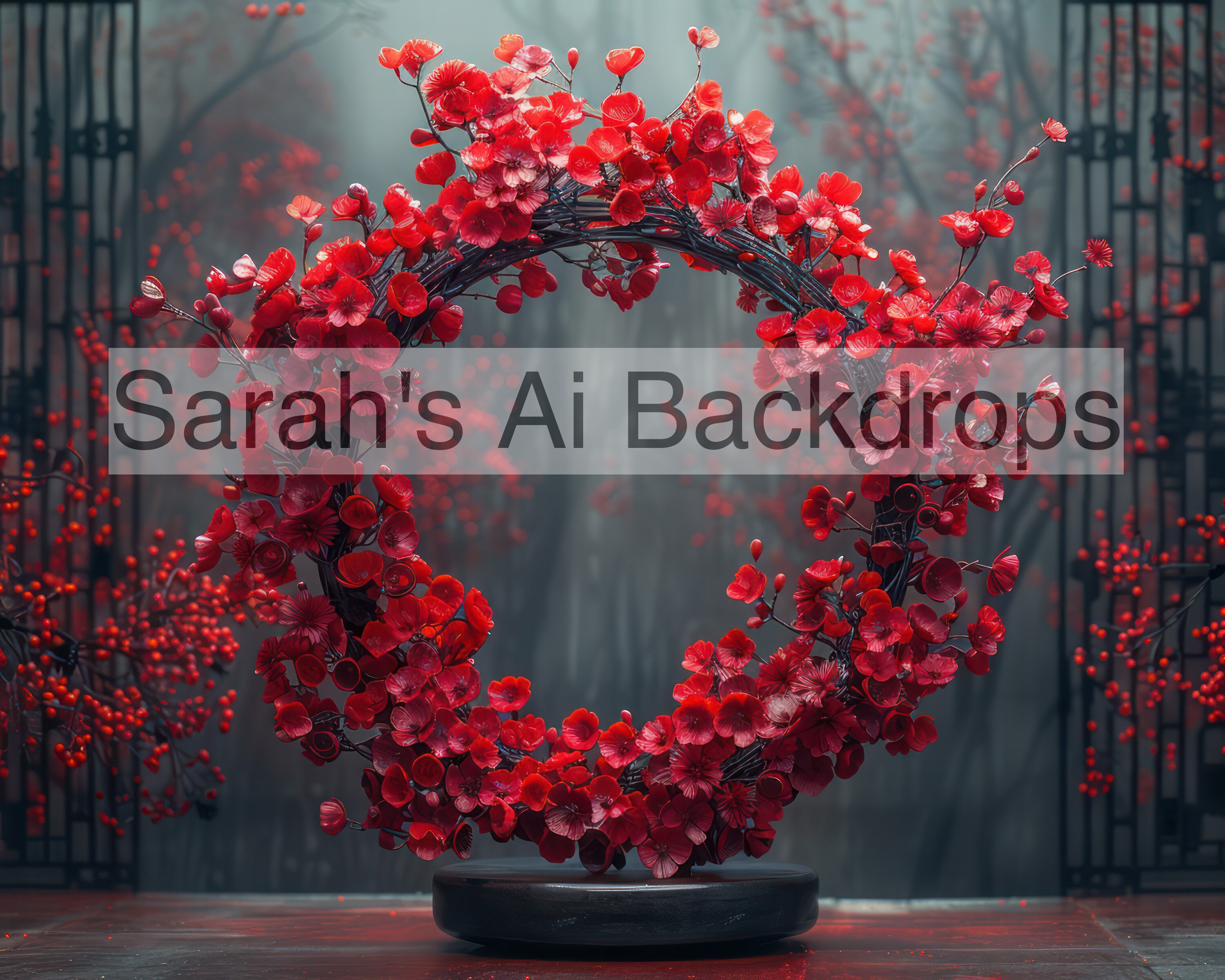 NINE Chinese-style Pedestal Digital Backdrops, Maternity Backdrops ...