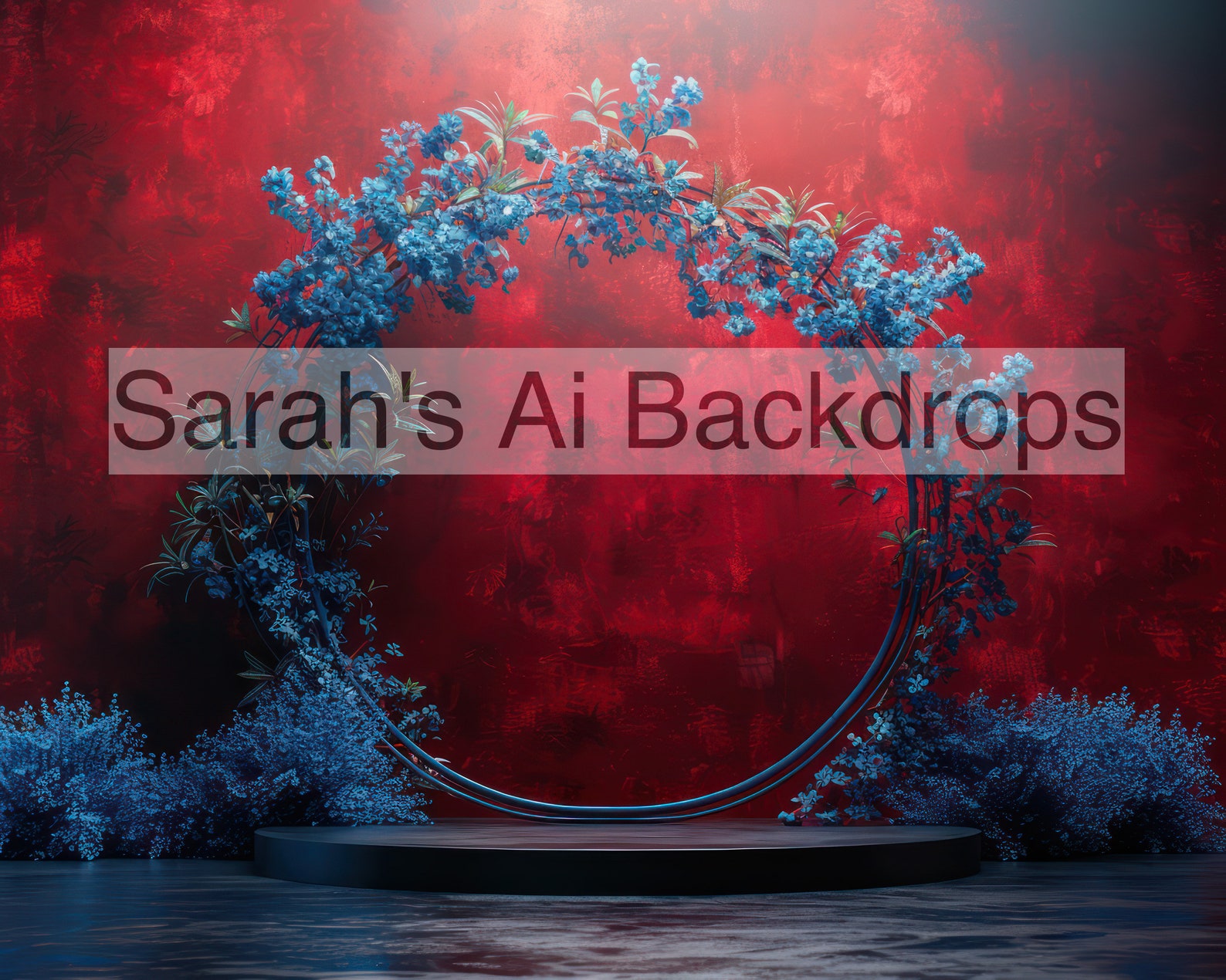 NINE Chinese-style Pedestal Digital Backdrops, Maternity Backdrops ...