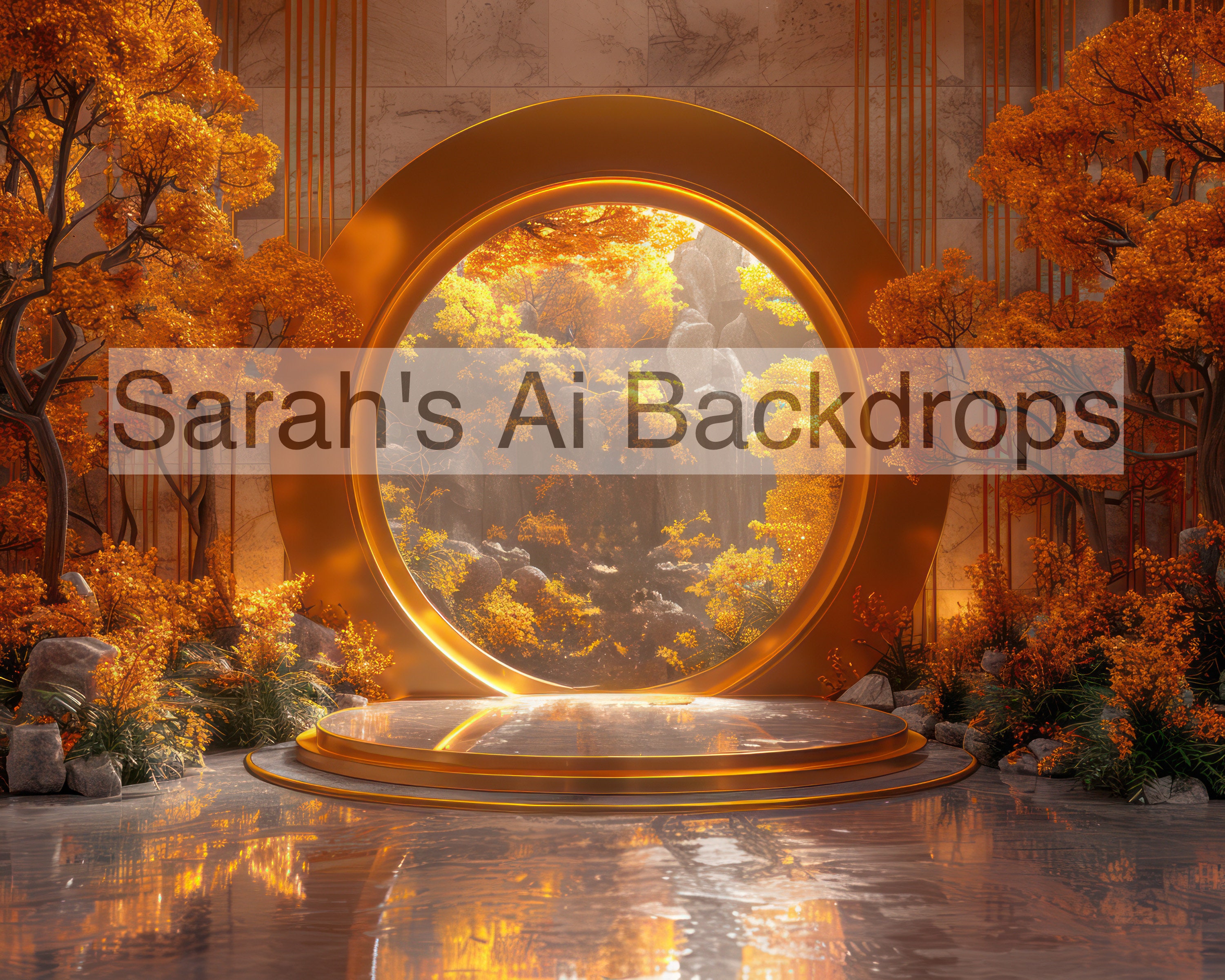 NINE Chinese-style Pedestal Digital Backdrops, Maternity Backdrops ...