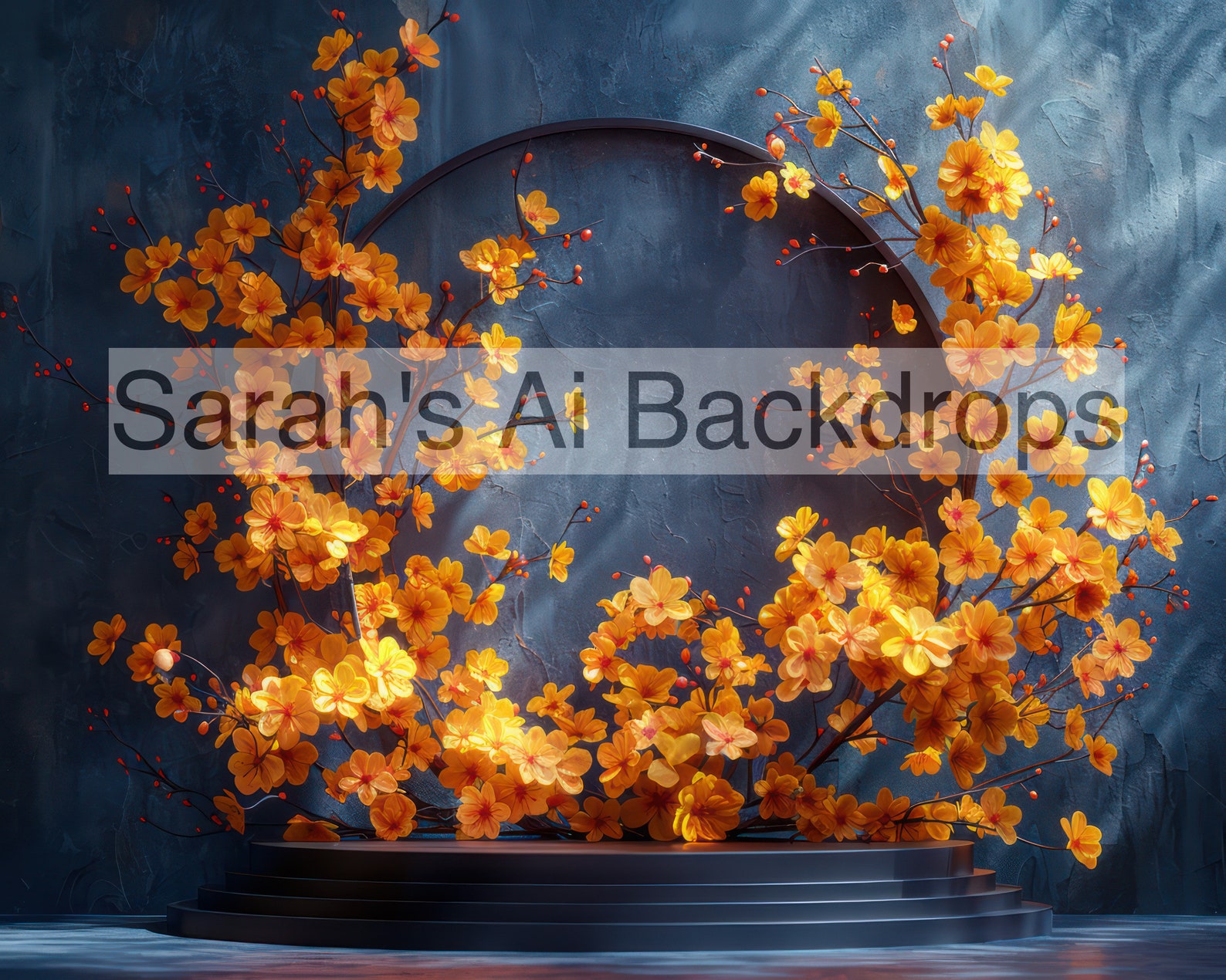 NINE Chinese-style Pedestal Digital Backdrops, Maternity Backdrops ...